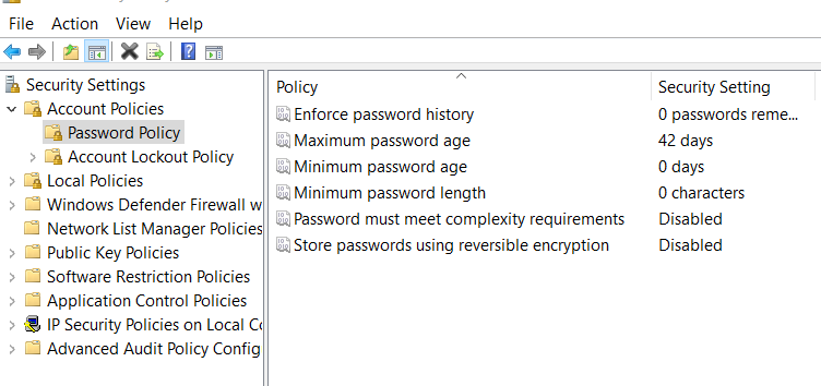 Change Password Complexity in AD or Local PC – NetSideTech