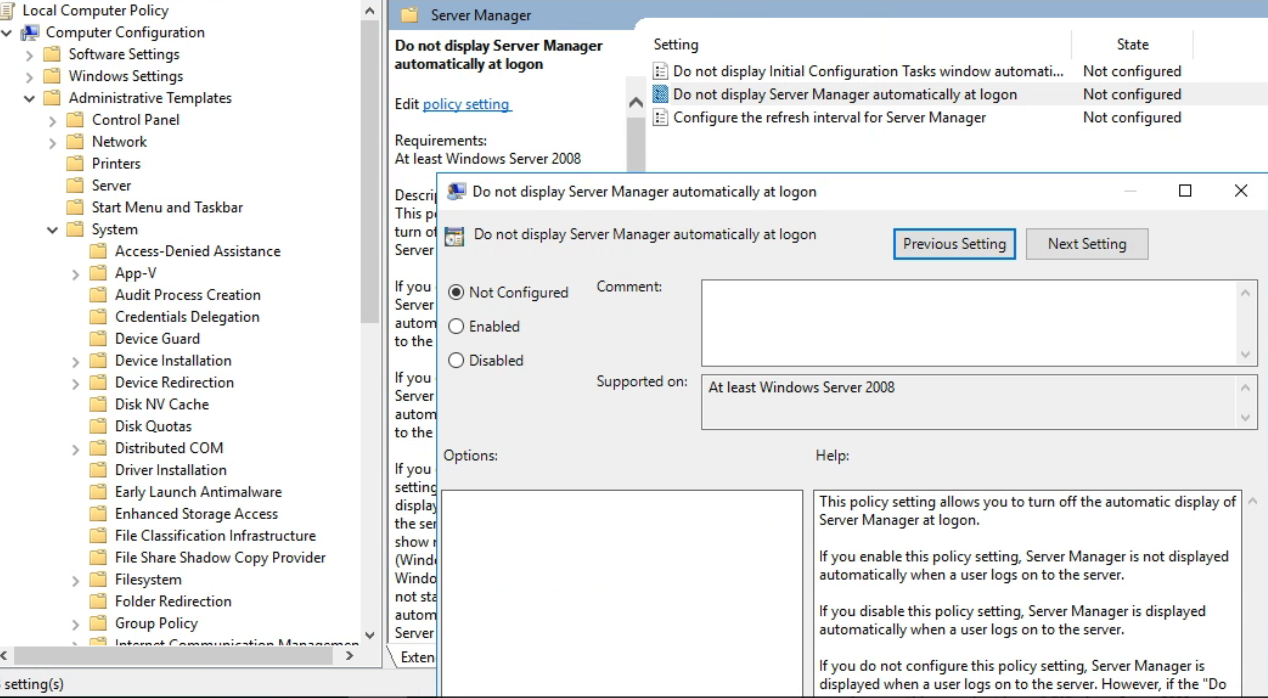 How to Disable Server Manger at Startup – NetSideTech
